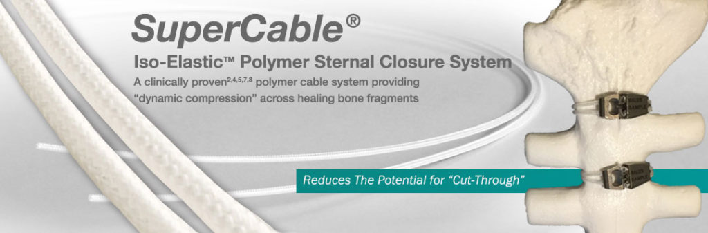 SuperCable® Polymer Iso-Elastic™ Sternotomy Closure System | Kinamed ...